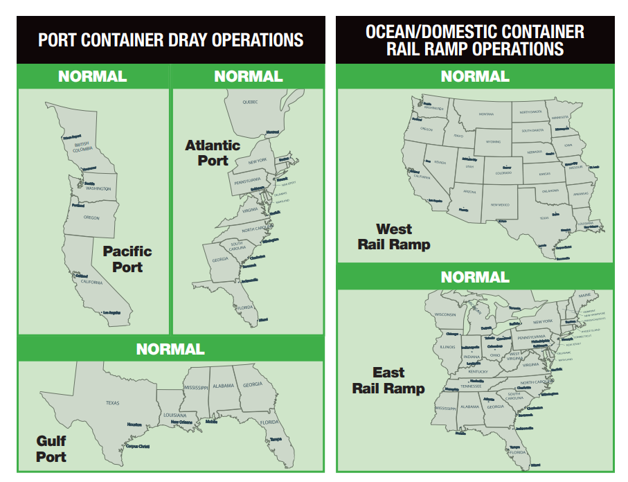 US Port/Rail Ramp Freight Index | ITS Logistics